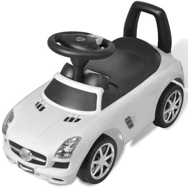 Foot-Powered Kids Car White Kinderauto Auto voor kinderen Voiture ...