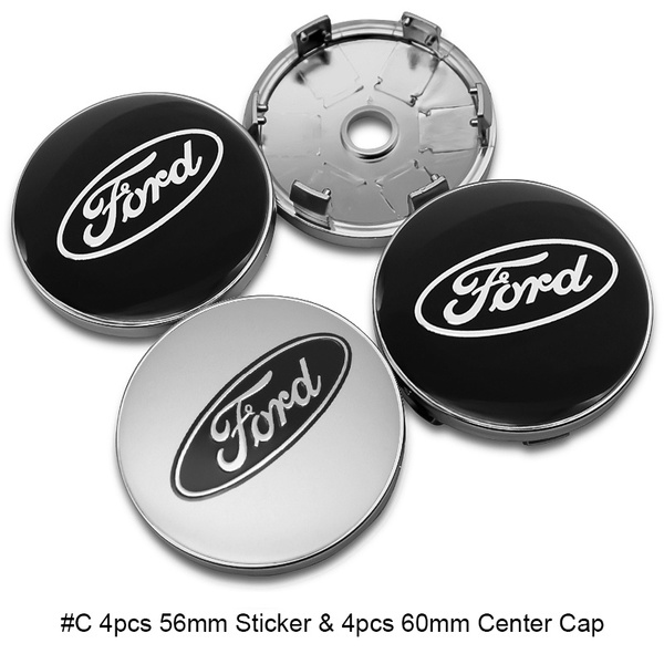 4pcs 8pcs 56mm 60mm Car Logo Wheel Center Hub Cap Car Emblem Sticker ...