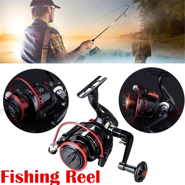 Ultra Smooth 13BB Fishing Reel Metal Spinning Wheel Folding Arm Sea ...