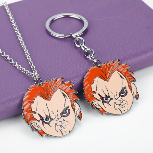 Newest Necklace Horror Movie Character Curse Seed of Chucky Face ...