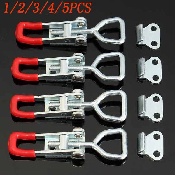 Portable Adjustable Cabinet Boxes Lever Handle Clamp Hasp Toggle Latch ...