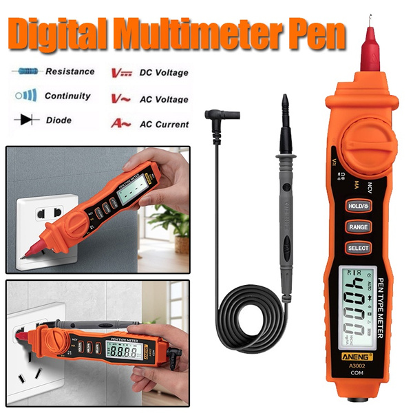 Handheld Digital Multimeter Pen LCD Display Pen Non Contact AC/DC ...