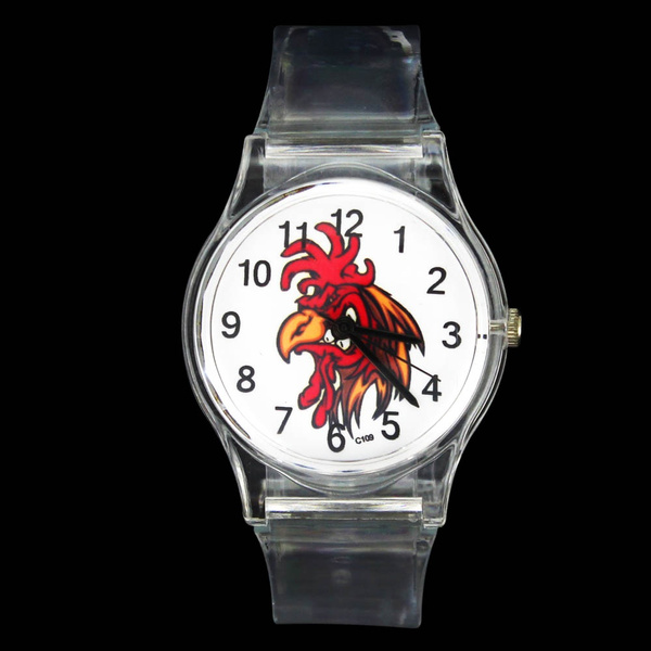 Cartoon Rooster Chicken Baby Gift Watch Kids Children Student Sport ...