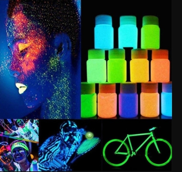 2020 New 25g Glow In The Dark Acrylic Luminous Paint Bright Pigment ...
