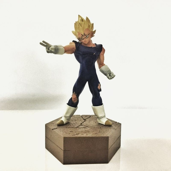 Hot New Anime Dragon Ball Z Majin Vegeta Super Saiyan Action Figure ...