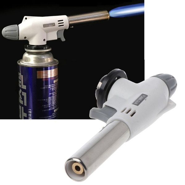 Portable Cassette Gas Torch Spray Gun Burner Flamethrower for Outdoor ...