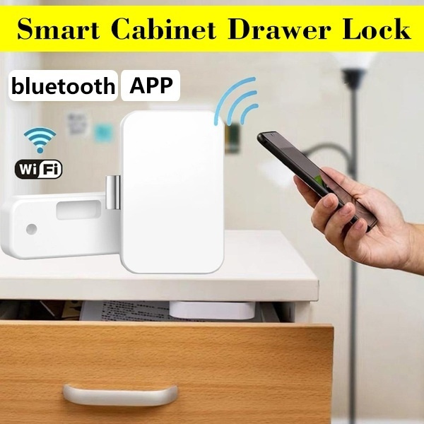 APP Control and Keyless Door Locks Wireless Smart Drawer Cabinet Lock ...