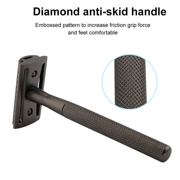 Men Vintage Retro Double Edge Enclosed Safety Razor Manual Hand Beard ...