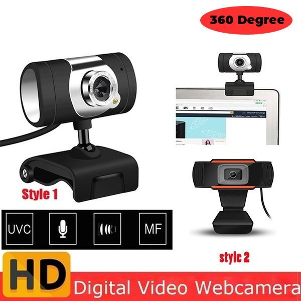2 Style HD Webcam Web Camera Cam Digital Video Webcamera with ...