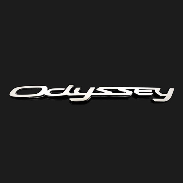 1Pcs Adapt Word Mark Odyssey Logo Sticker Car Rear Badge Sticker Emblem ...