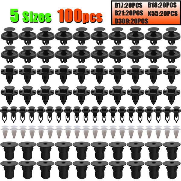 Xukey® Plastic Car Fastener Push Pin Rivet Trim Moulding Panel Clips ...