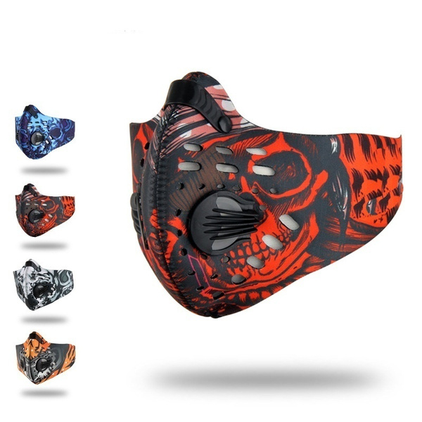 2020 Activated Carbon Dust-proof Men/Women Cycling Face Mask Bicycle ...
