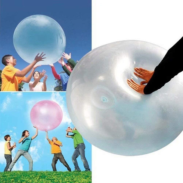 5 Colors Air Water Filled Bubble Ball Water-Filled Interactive Rubber ...