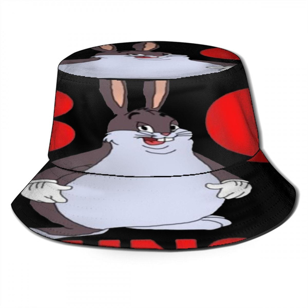 Big Chungus Meme Print Double Side Hats Vintage Canvas Fisherman Hat | Wish