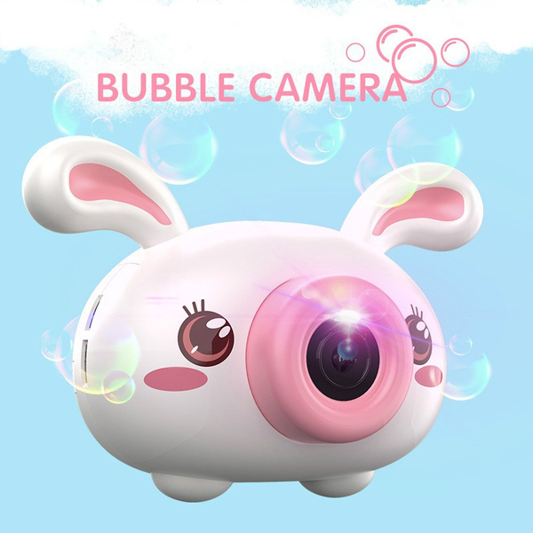 New Children Cute Animal Bubble Camera Toy Automatic Bubble Machine ...