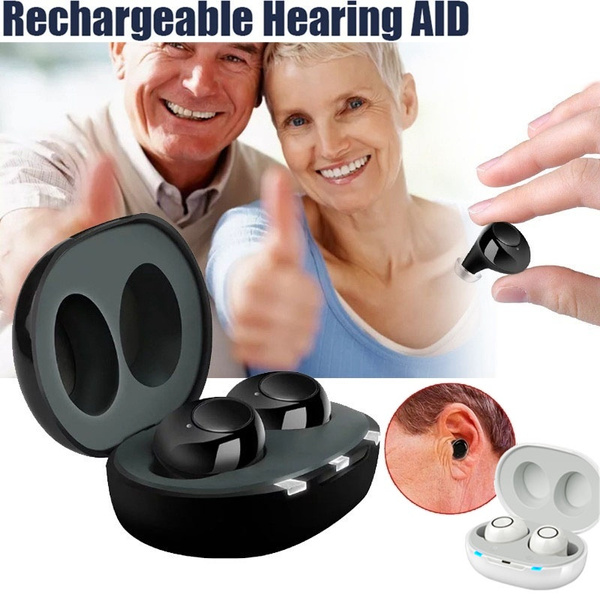 Mini High-end Rechargeable ITE Hearing Aid Digital Tunable for Hearing ...