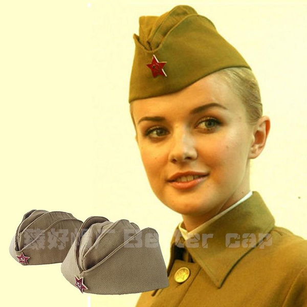 CCCP USSR Soviet Military Army Garrison Cap with Badge Souvenirs of ...