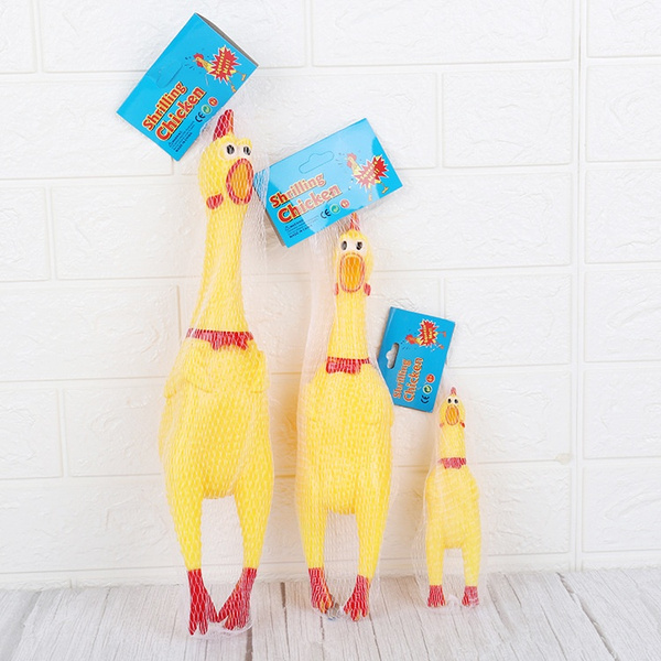 Screaming Rubber chicken Vent toy Pet toys Screaming toy Trick or treat ...