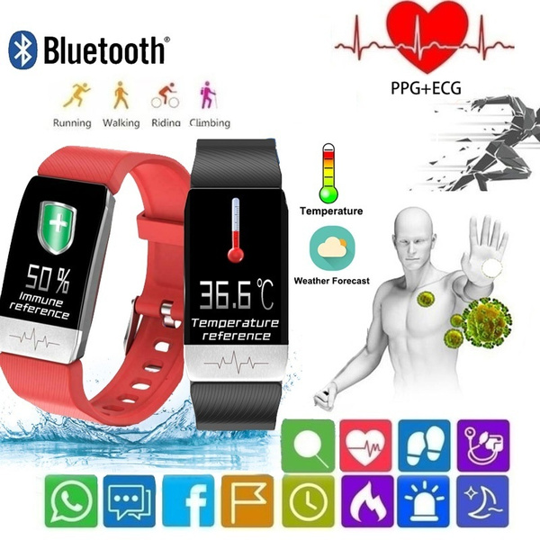 2020 New Body Temperature Monitoring Smart Bracelet Human Immunity Body ...