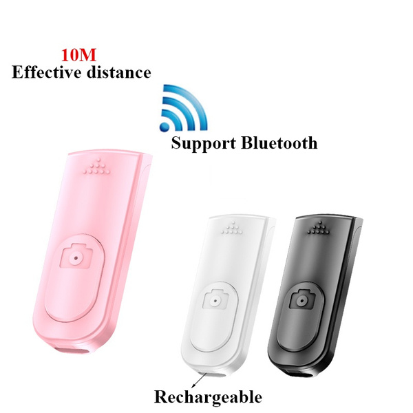 Rechargeable wireless Bluetooth self-timer selfie stick Shutter Release ... Rechargeable wireless Bluetooth self-timer selfie stick Shutter Release ...