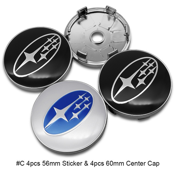 4pcs 8pcs 56mm 60mm Car Logo Wheel Center Hub Cap Car Emblem Sticker ...