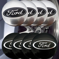 4pcs 56mm Emblem Wheel Center Hub Cap Sticker Wheel Badge Decals for ...