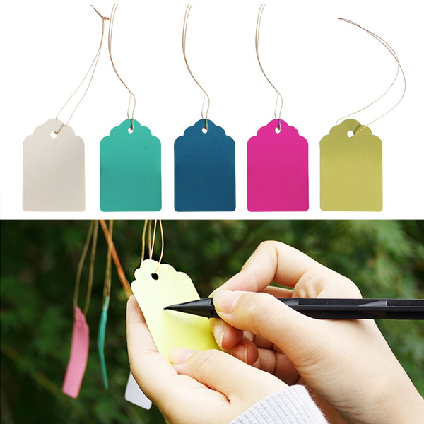 100 Pcs/set Reusable Gardening Labels Signs Waterproof Strip Line ...