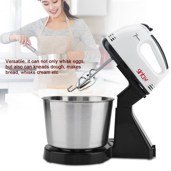 Electric Stand Mixer Whisk Machine Egg Beater Blender Mixing Bowl EU ...