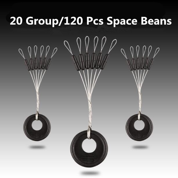 20Groups or 40Groups Fishing Bobber Stopper Float Line Olive Shape ...