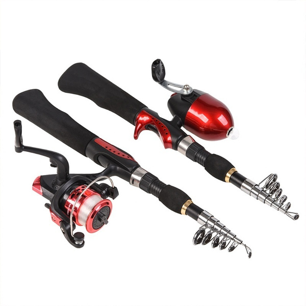 Fishing Rod and Reel Set Casting Fishing Rods Carbon Superhard Ultra ...