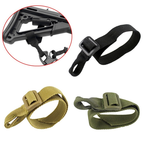 Hunting Buttstock Sling Mount Strap Loop Adapter Webbing Rifle ...