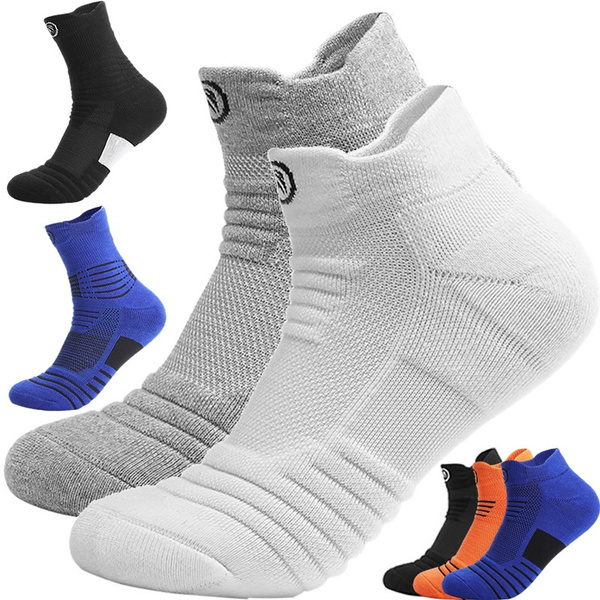1/3 Pairs Men's High-quality Elite Basketball Socks Thick Towel Bottom ...