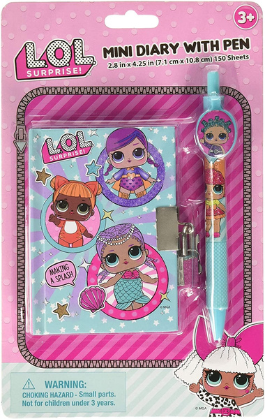 LOL Surprise! Mini Diary with Pen for Girls | Wish