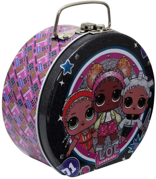 L.O.L Surprise! Dolls Pink Kids Lunch Box, Clasp Handle Semi-round ...