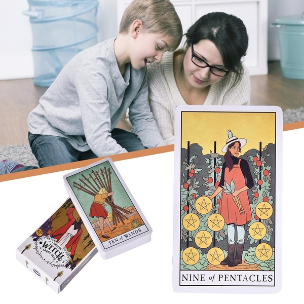 Game Tarot Deck Female Sorcerer Tarot Cards ForParty Augury Poker ...