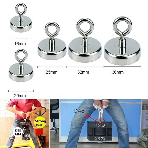 Strong Magnet 16mm/20mm/25mm/32mm/36mm Round Neodymium Magnets with ...
