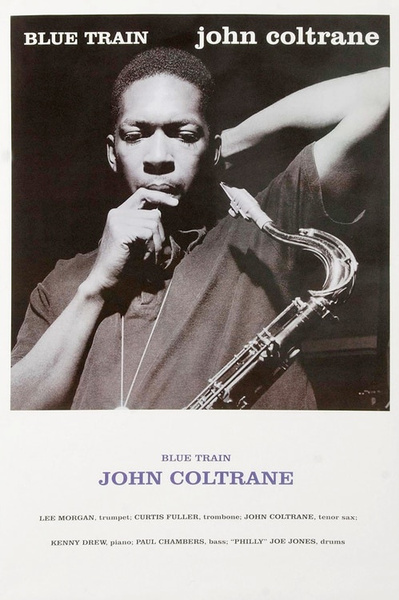 John Coltrane Poster Blue Train Album Cover Large Print (24x26) | Wish