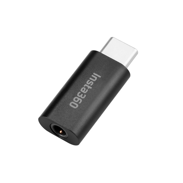 For Insta360 ONE R Microphone Adapter Type-C USB-C to 3.5MM Mic Audio ...