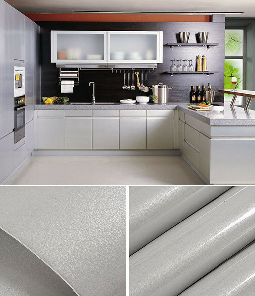 3M Roll Kitchen Cabinet Refacing Film High Gloss Vinyl Self Adhesive ...