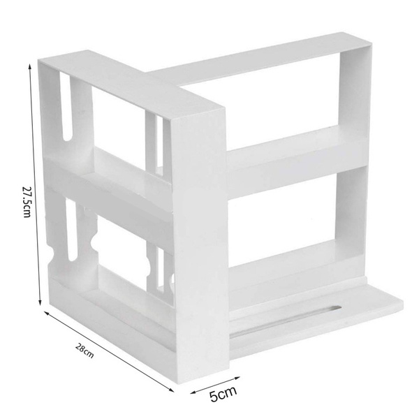 Multifunction Rotating Jars Spice Rack Kitchen Storage Rack Holder ...