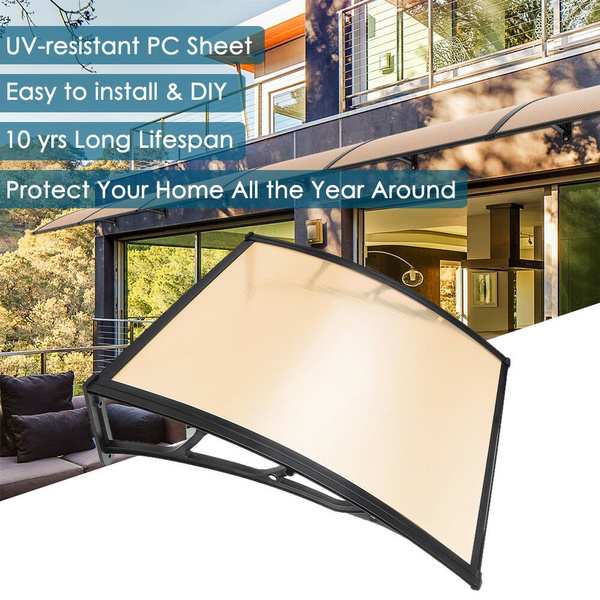 40x40" Window Door Awning Outdoor Sun Shade Canopy Complete Sheet UV ...