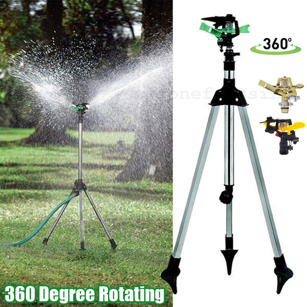 Telescopic Tripod Impulse Sprinkler Base Pulsating Watering Lawn Yard ...