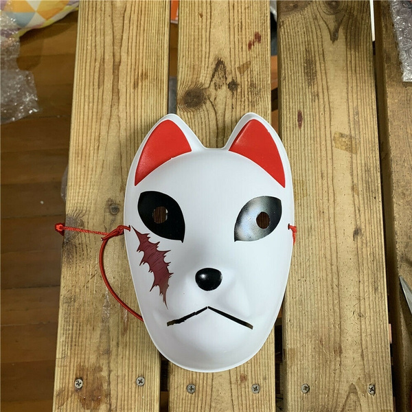 Anime Demon Slayer Kimetsu No Yaiba Sabito Mask Masquerade Cosplay ...