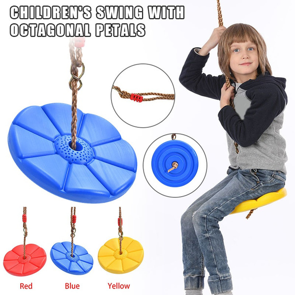 Outdoor Climbing Rope Disc Swing for Children Physical Training Sports ...