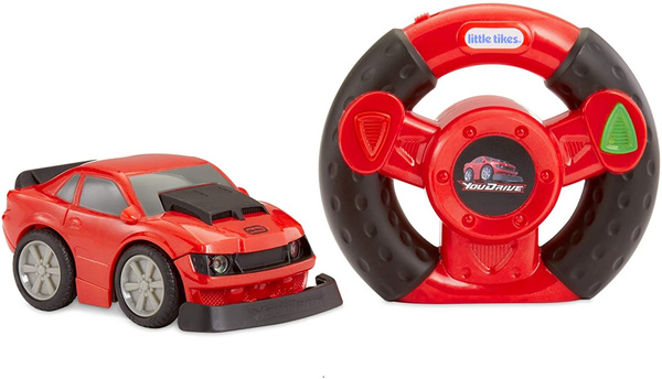 Little Tikes YouDrive Red Muscle Car with Easy Steering Remote Control ...