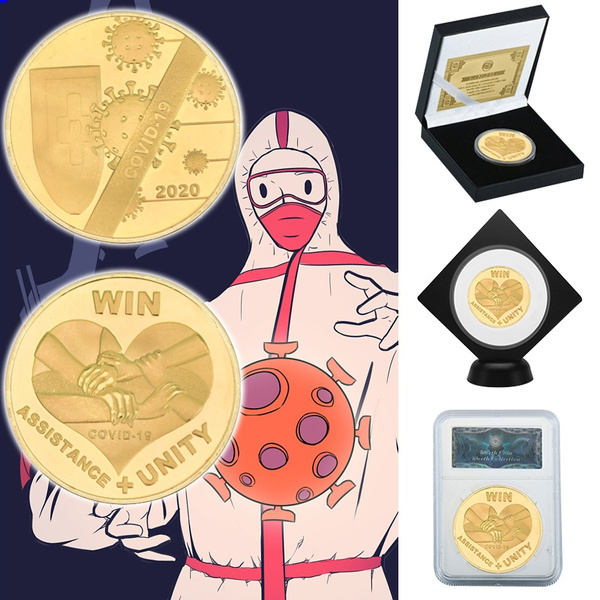 2020 Commemorative Coin Gift for Doctors Nurses Patients Protect World ...