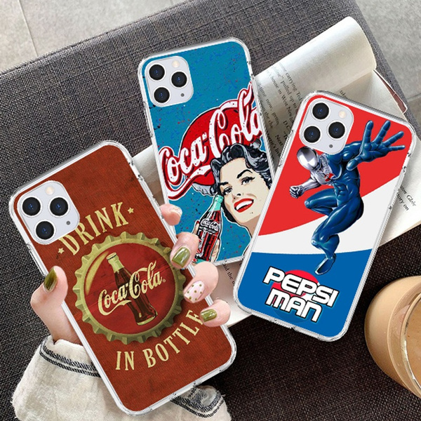 Retro Coca Cola Phone Case TPU Covers Coque Concha for iPhone 11 Pro ...