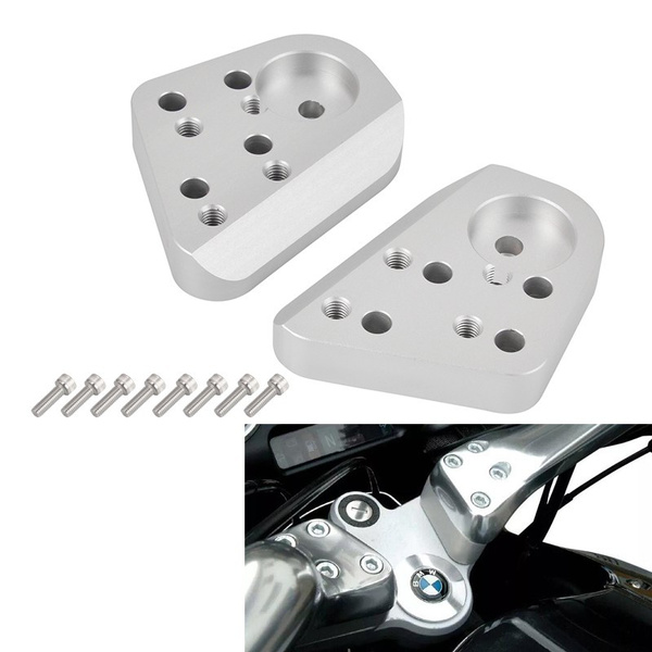Silver Motorcycle Handlebar Riser For BMW R1200RT R1150RT R1100RT ...