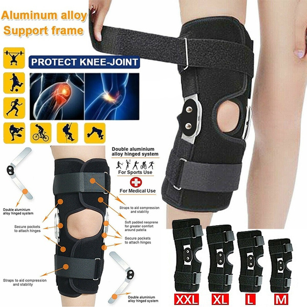 Metal Hinged Knee Arthritis Support Brace Knee Wrap Protect Brace Knee ...