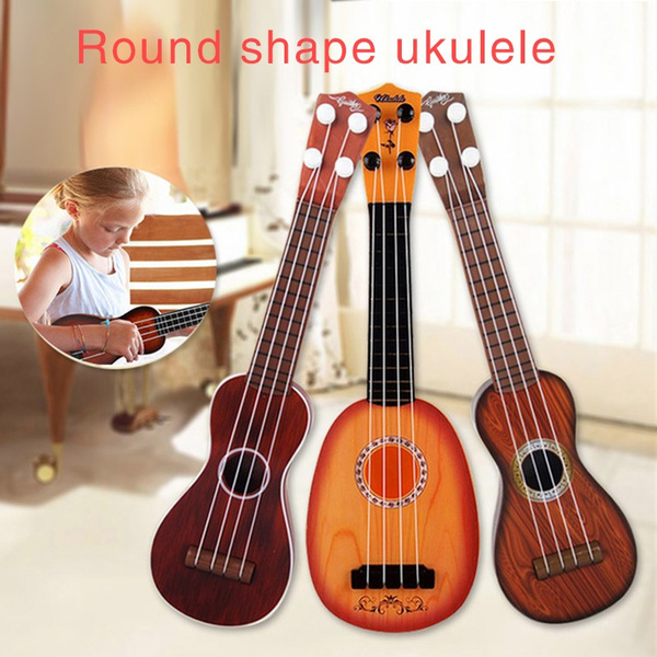 Mini Children Simulation Wood Grain Ukelele Classical Guitar Toys ...